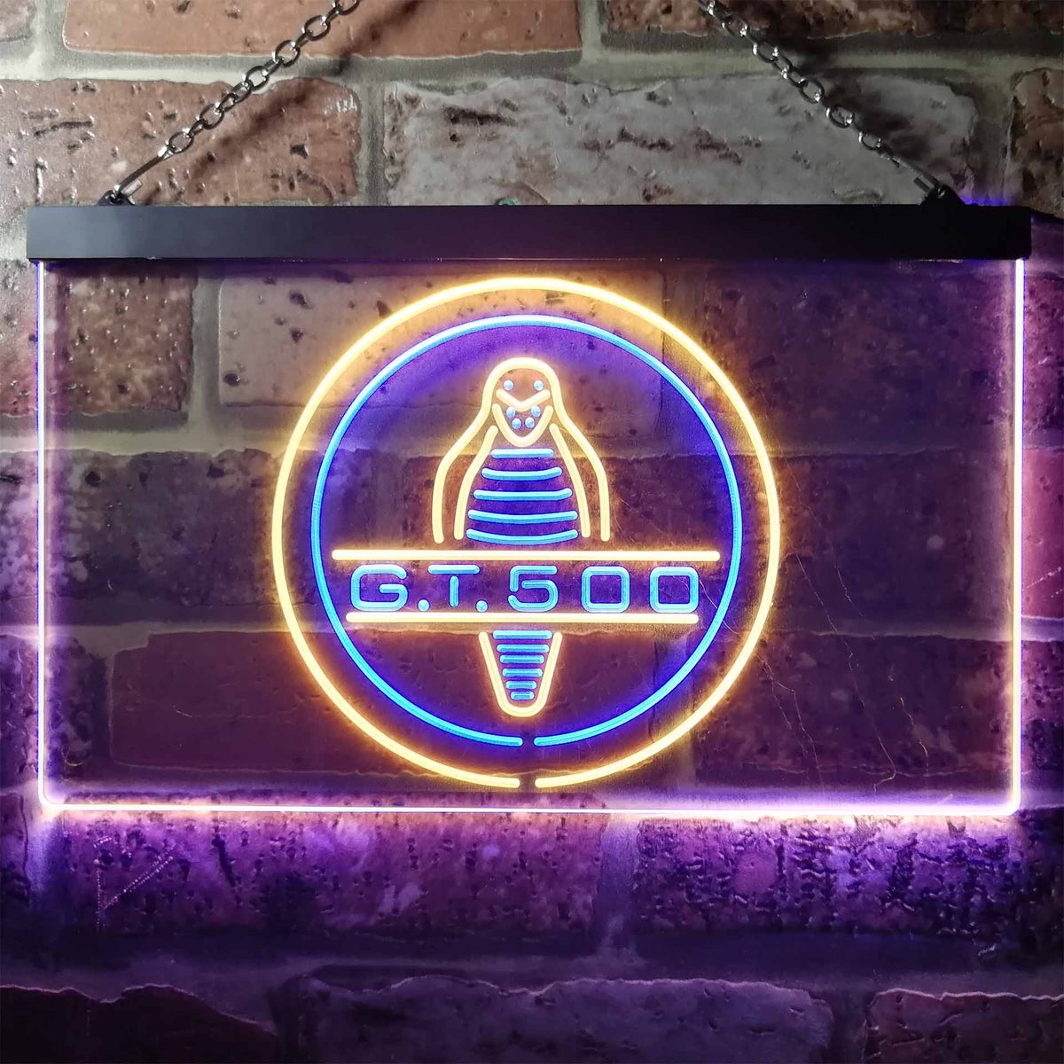 Ford Mustang Shelby Cobra GT 500 Neon Sign - LED LAB CAVE
