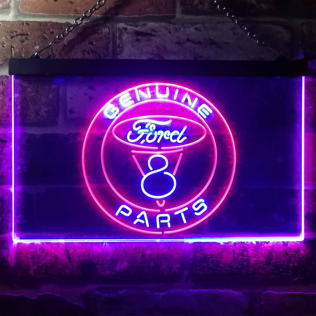 Genuine Ford Parts V8 Neon Sign - LED LAB CAVE