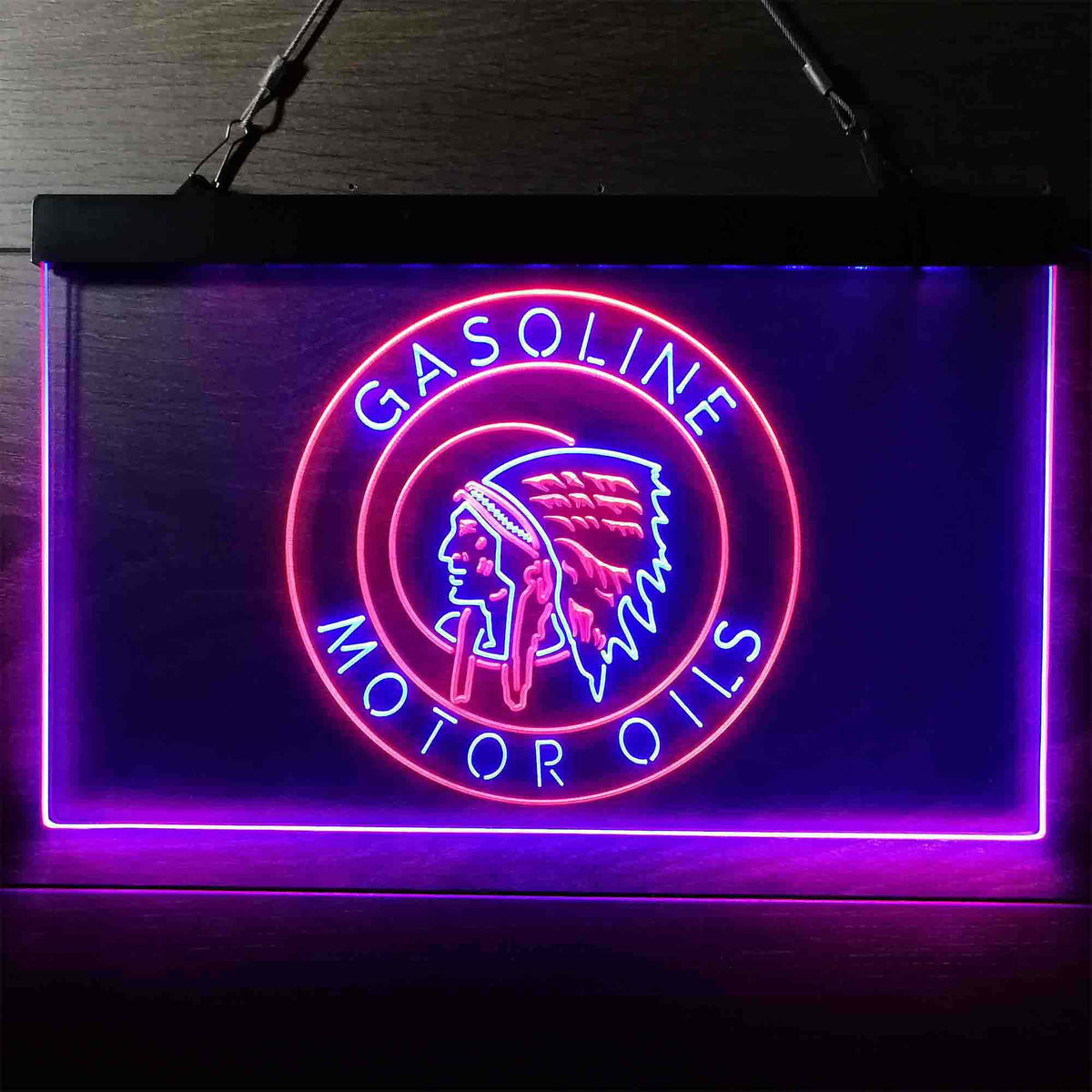 Motor Oils Gasoline Indian Neon Sign - LED LAB CAVE