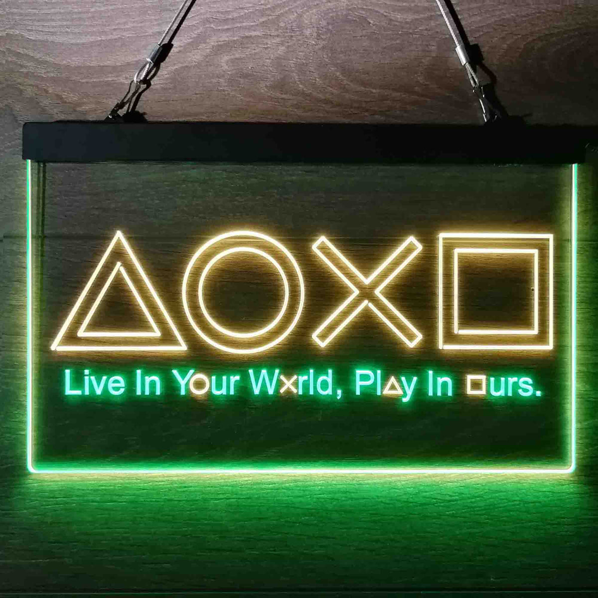 Playstation Console Symbol Neon Sign - LED LAB CAVE