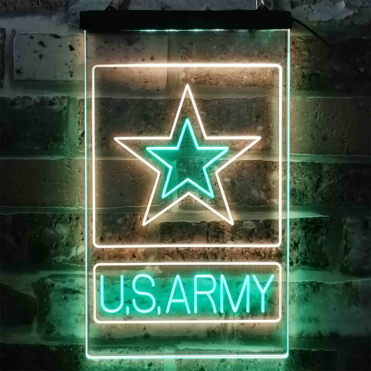 U.S. Army Star Neon Sign - LED LAB CAVE