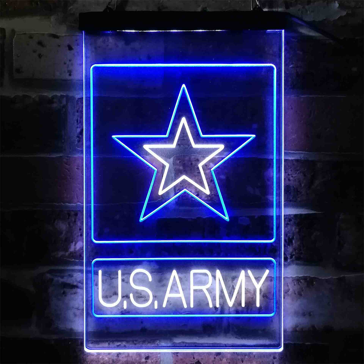 U.S. Army Star Neon Sign - LED LAB CAVE