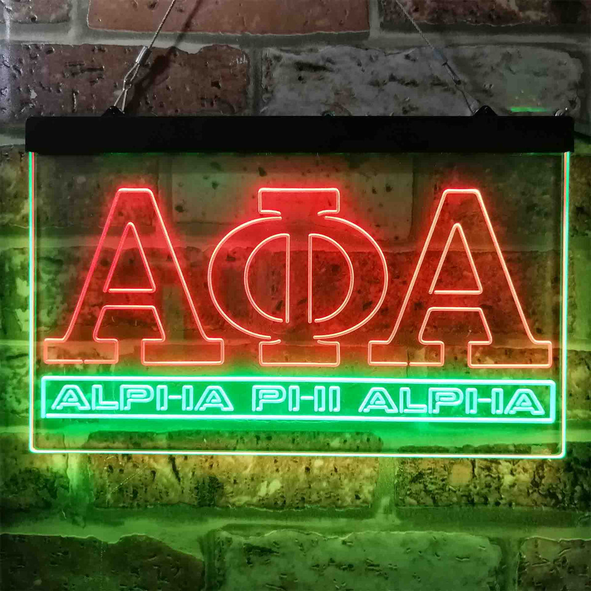 Alpha Phi Alpha Logo Neon Sign - LED LAB CAVE