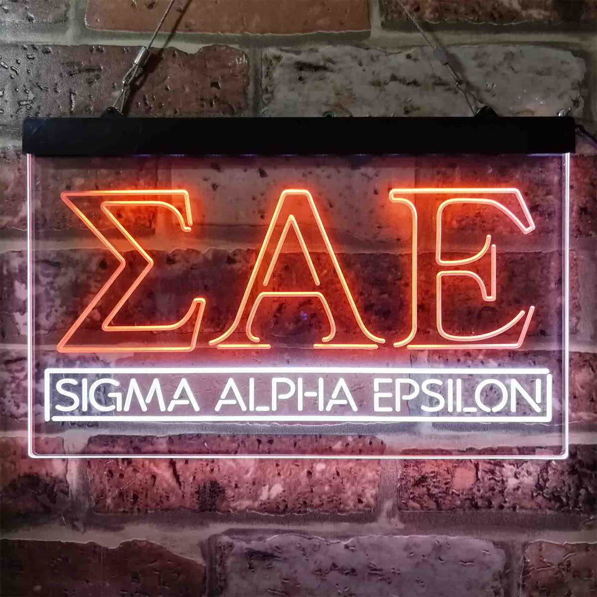 Sigma Alpha Epsilon Fraternity Greek Letter Organization Neon Sign ...