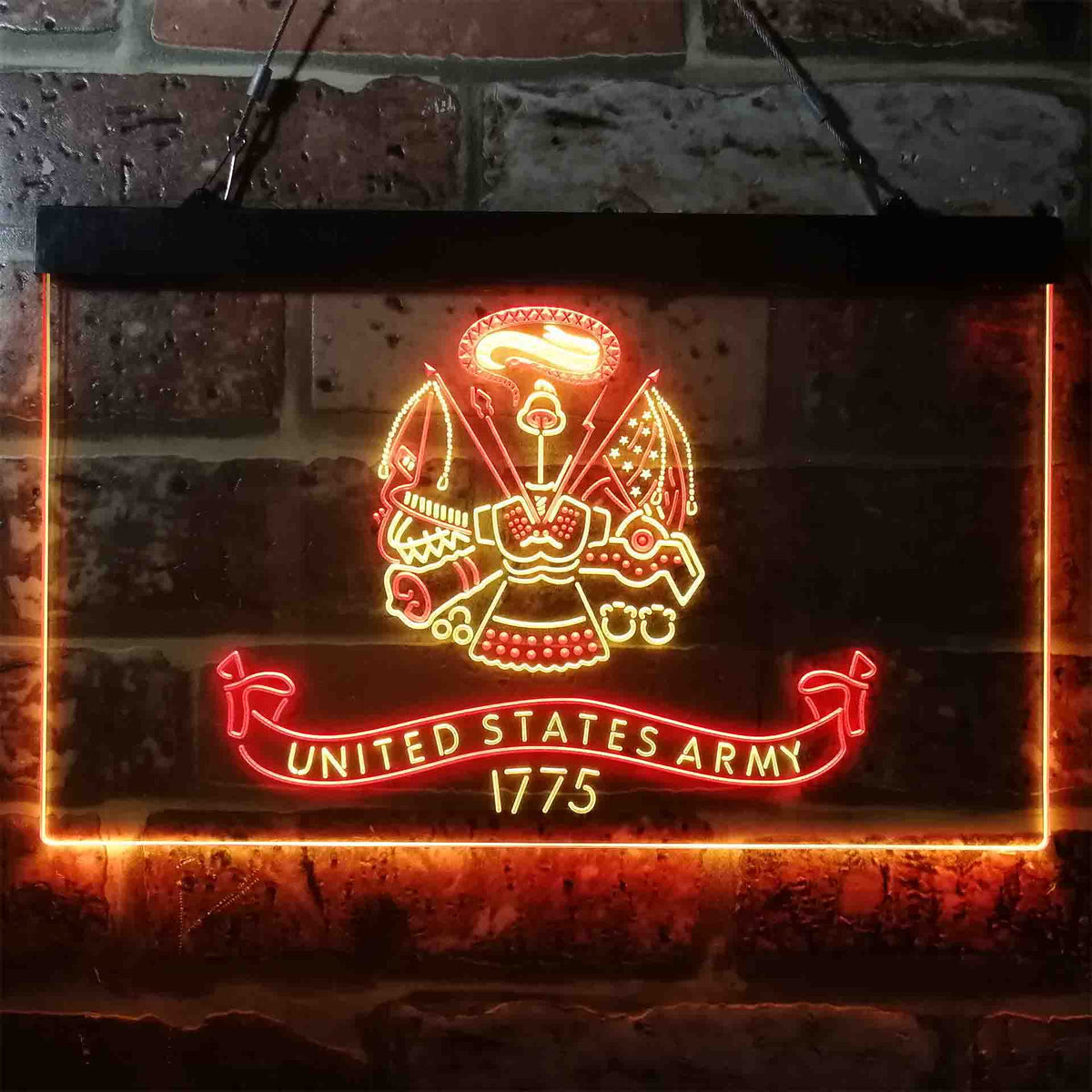 US Army 1775 Badge Military Neon Sign - LED LAB CAVE