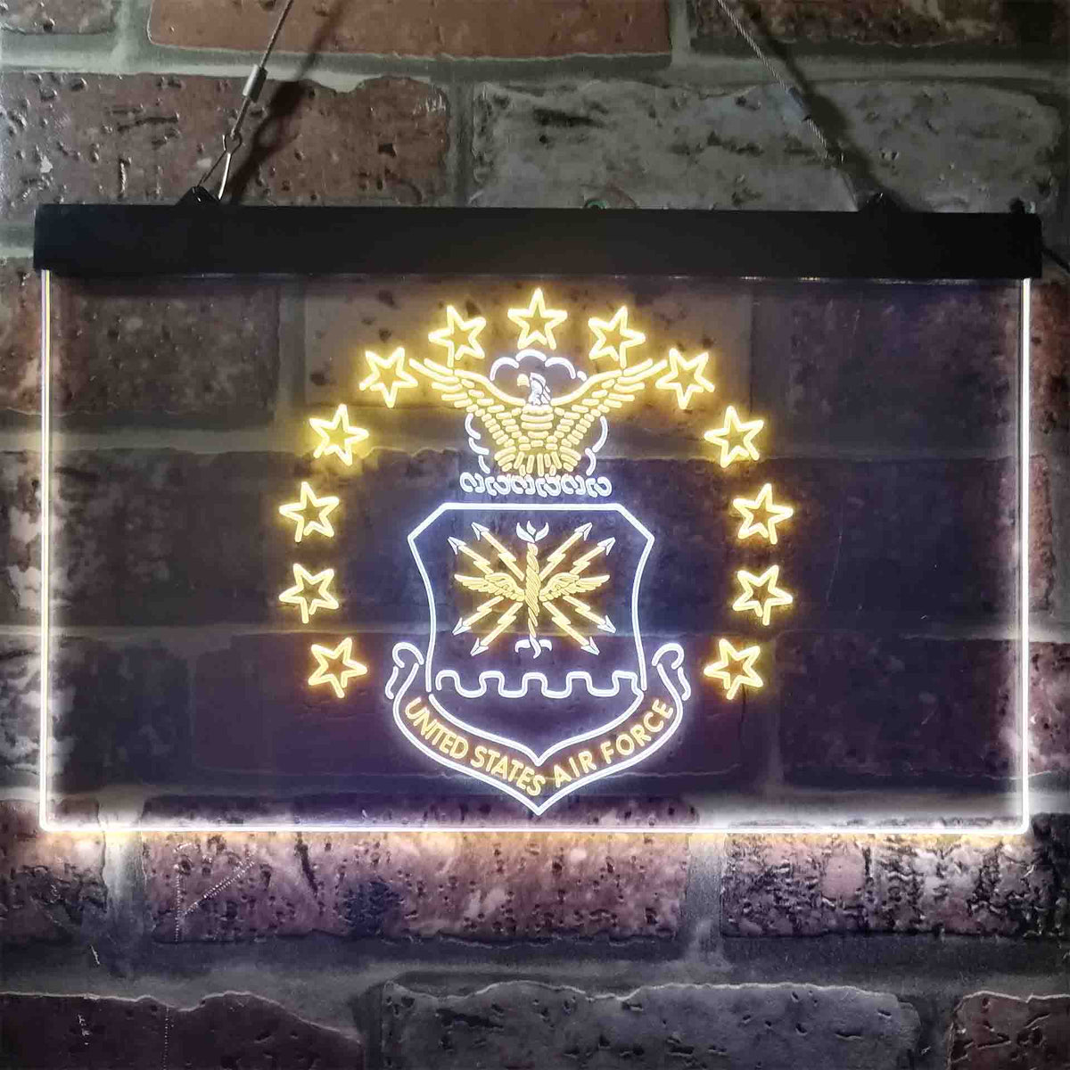 US Air Force Eagle Badge Neon Sign - LED LAB CAVE