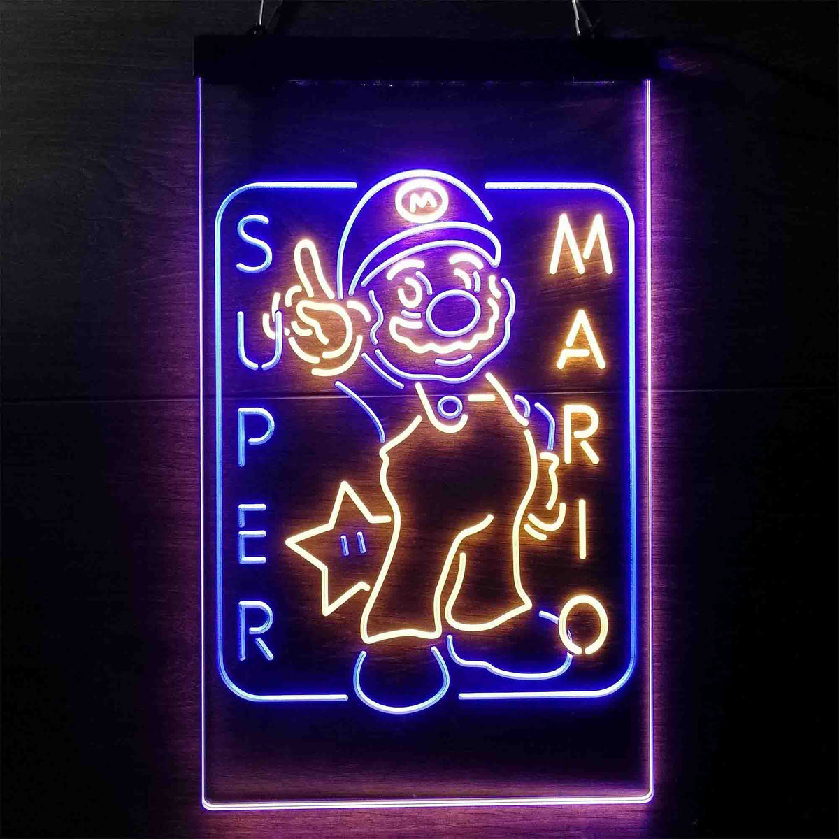 Super Mario Bros. Mario Neon Sign - LED LAB CAVE