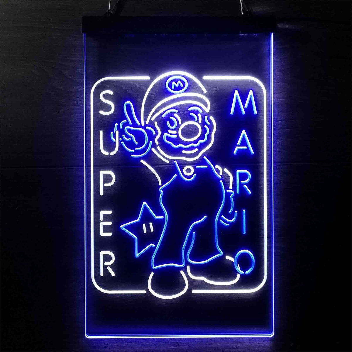 Super Mario Bros. Mario Neon Sign - LED LAB CAVE