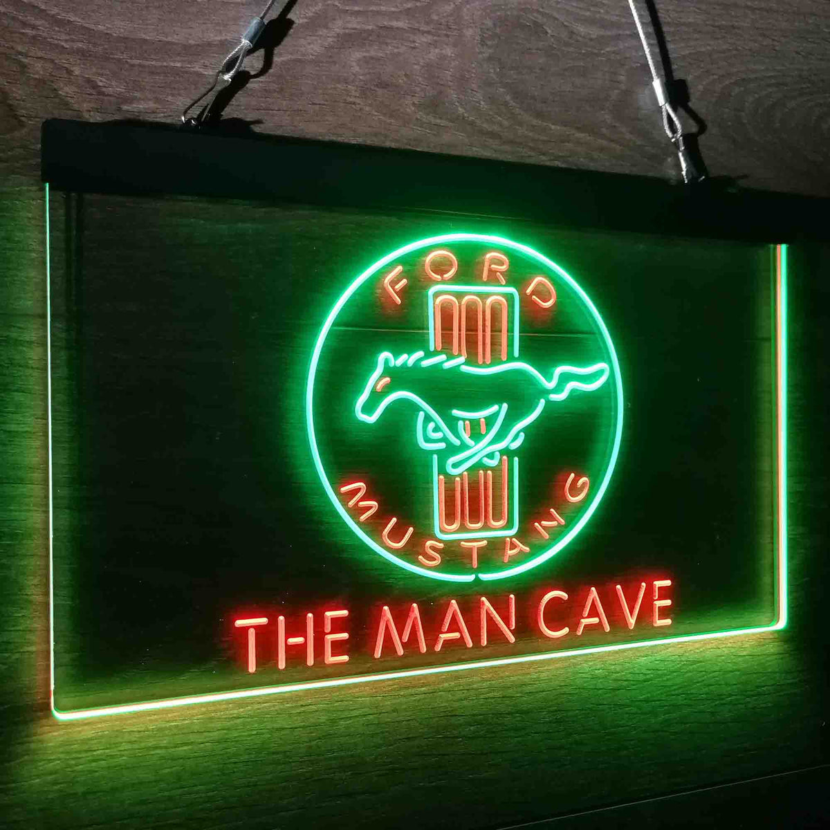 Ford Mustang Personalized Neon Sign