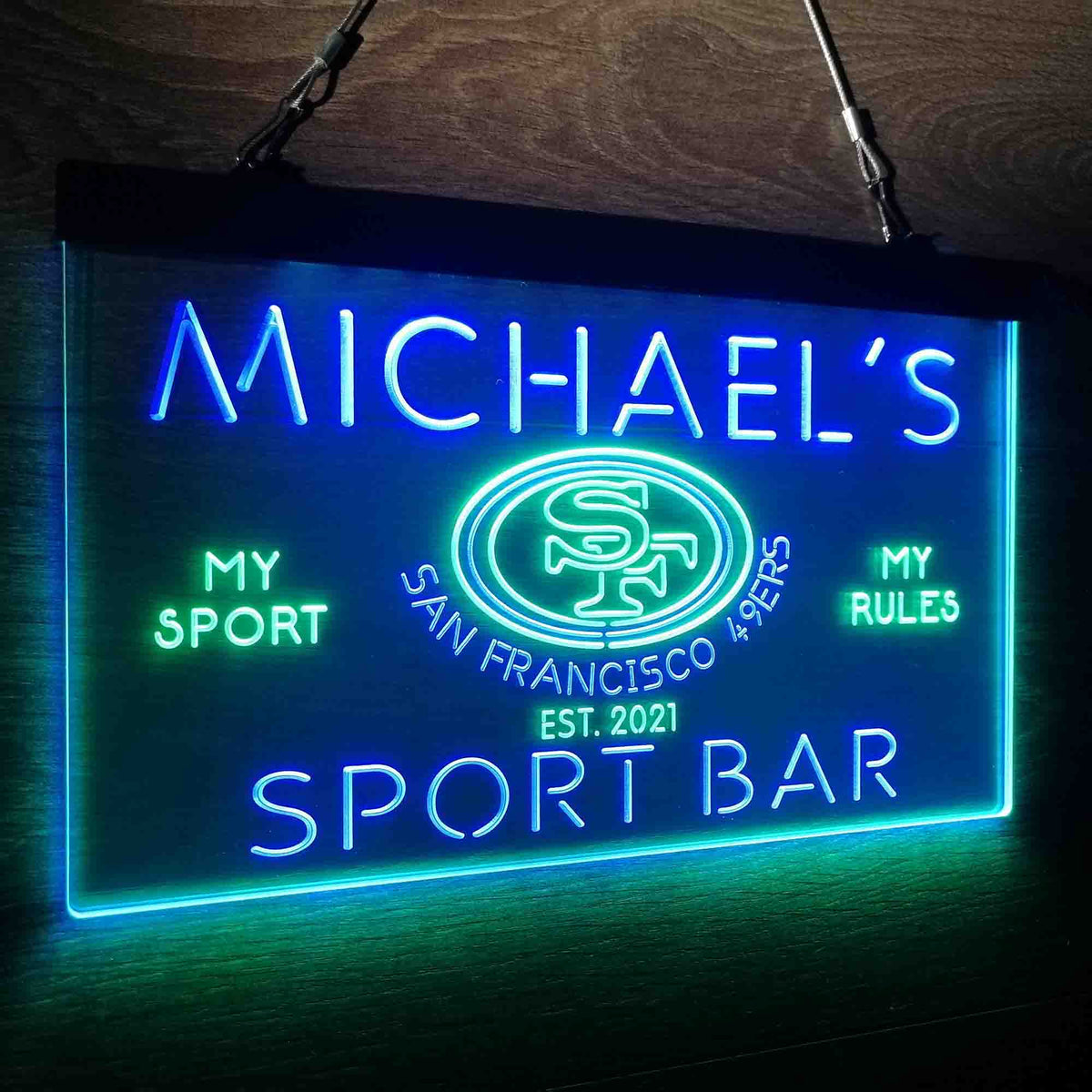 San Francisco Sport Team Personalized Neon Sign
