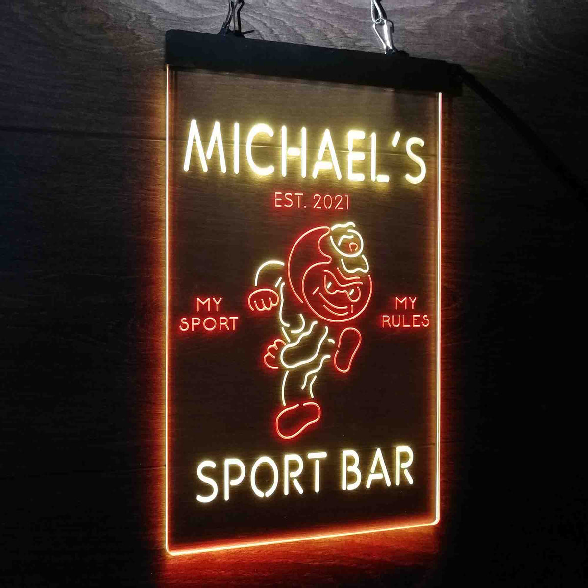 Ohios States Buckeyes Brutus Personalized Neon Sign