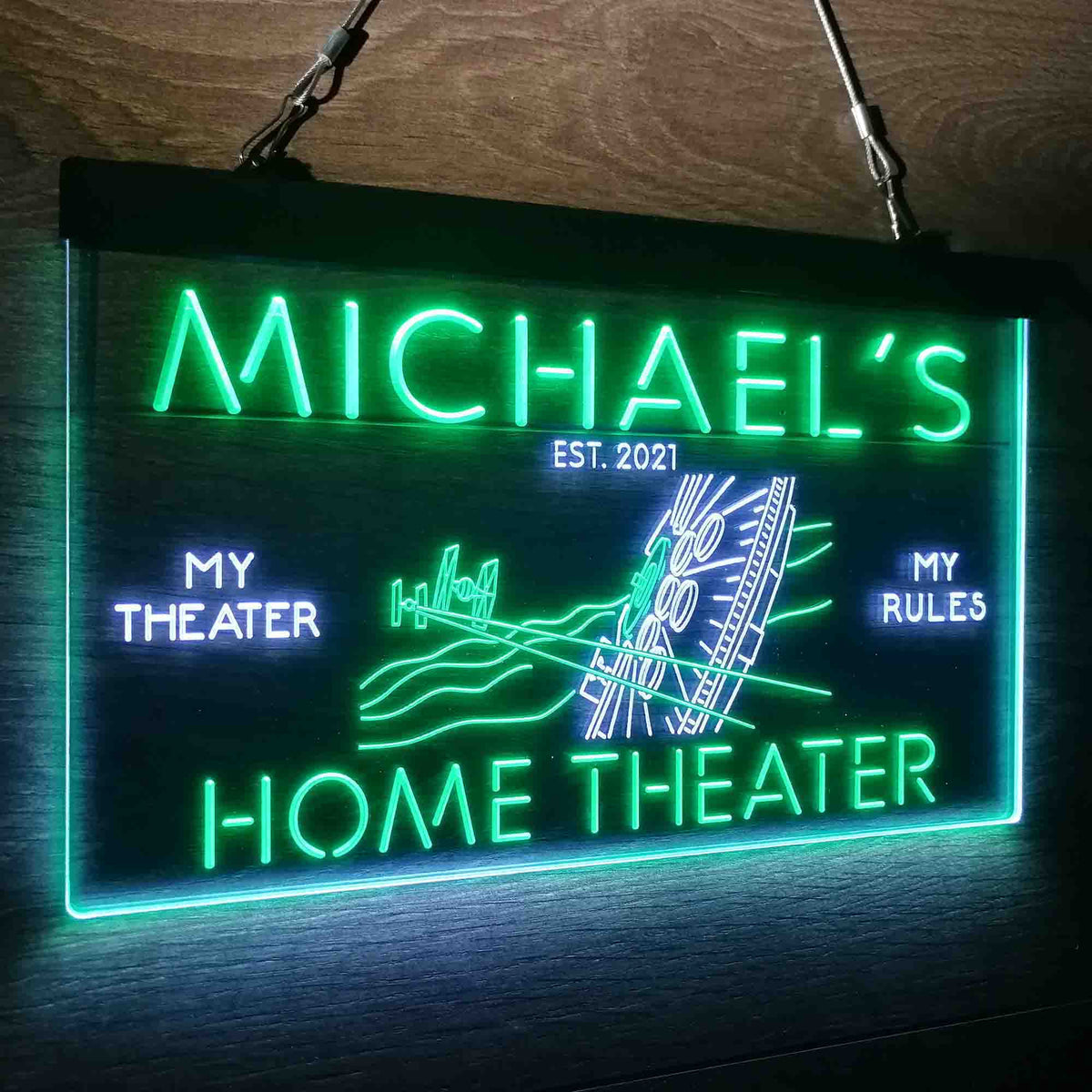 Star Wars Millenium Falcon Personalized Neon Sign