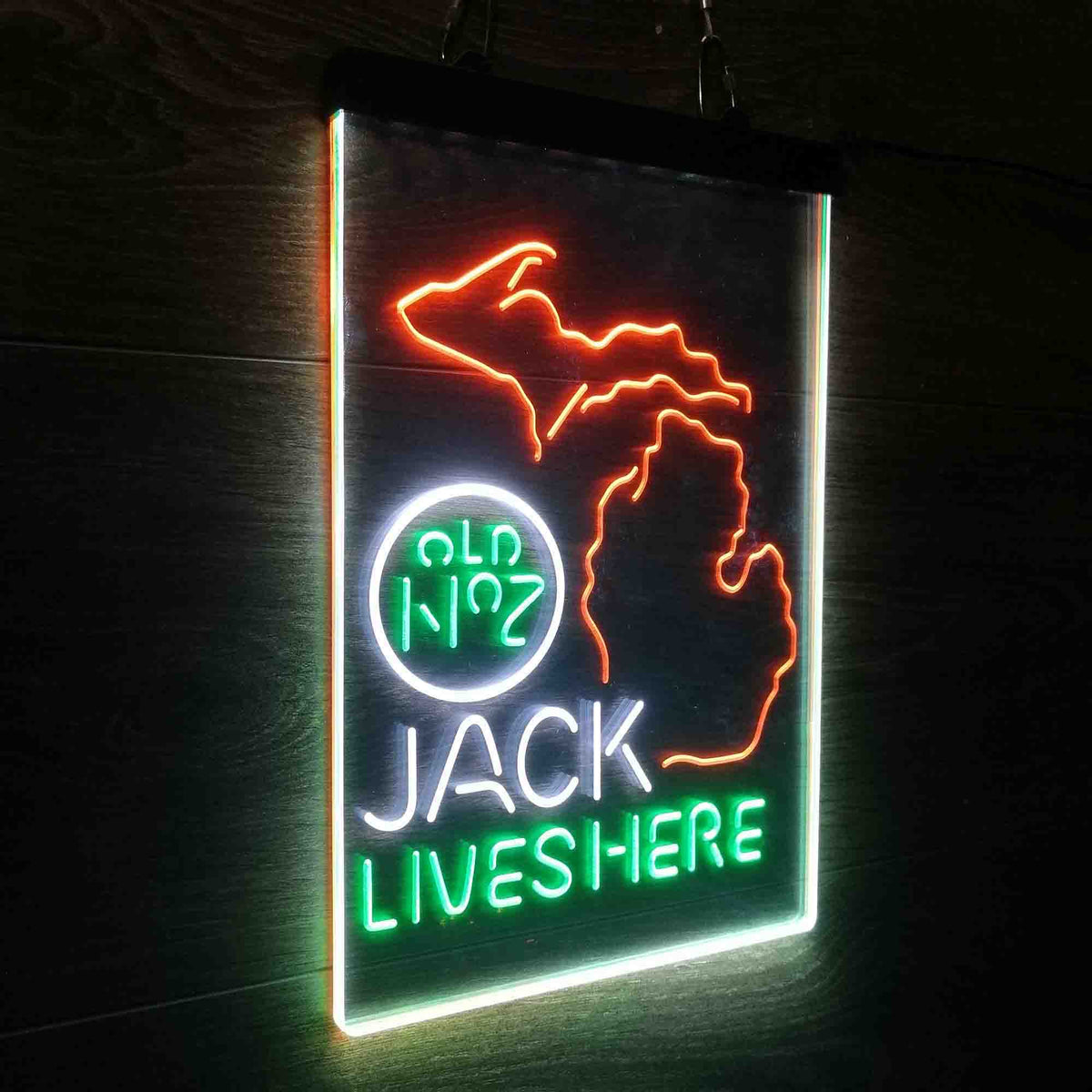 Michigan Jack Lives Here Led New Sign | LED LAB CAVE