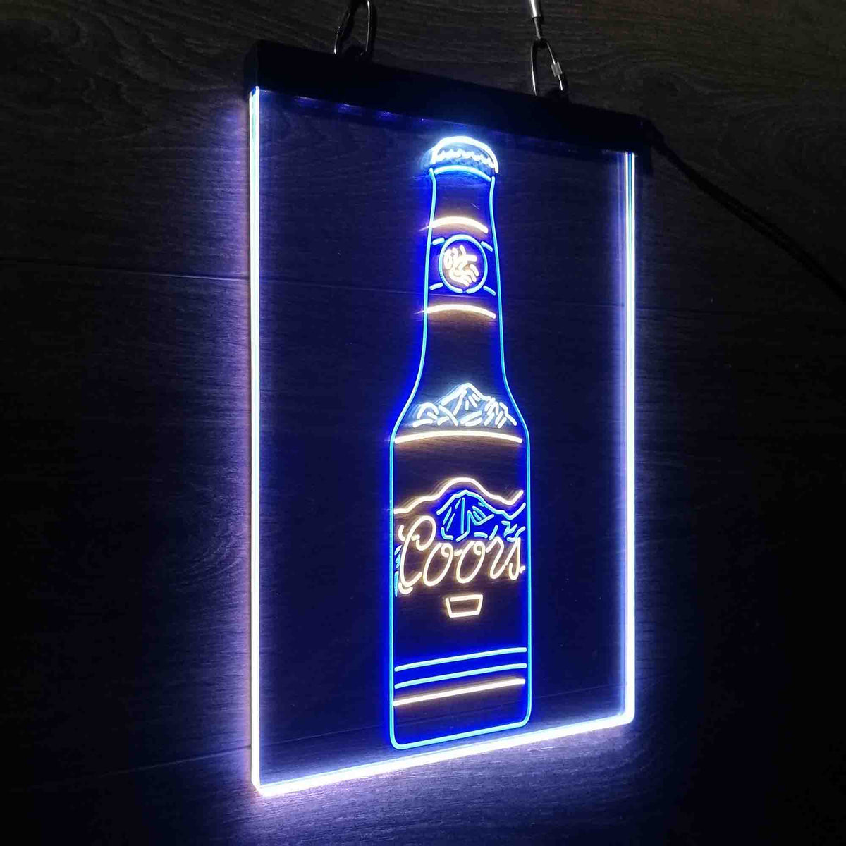 Coors Bottle Beer Mountain Led New Sign | LED LAB CAVE