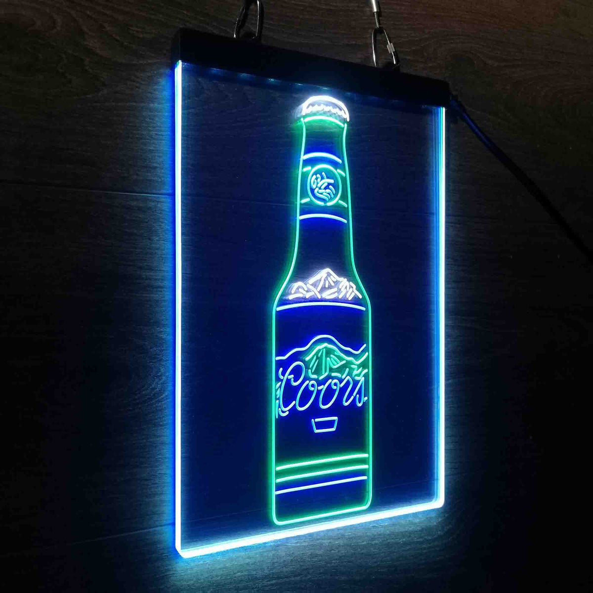 Coors Bottle Beer Mountain Led New Sign | LED LAB CAVE