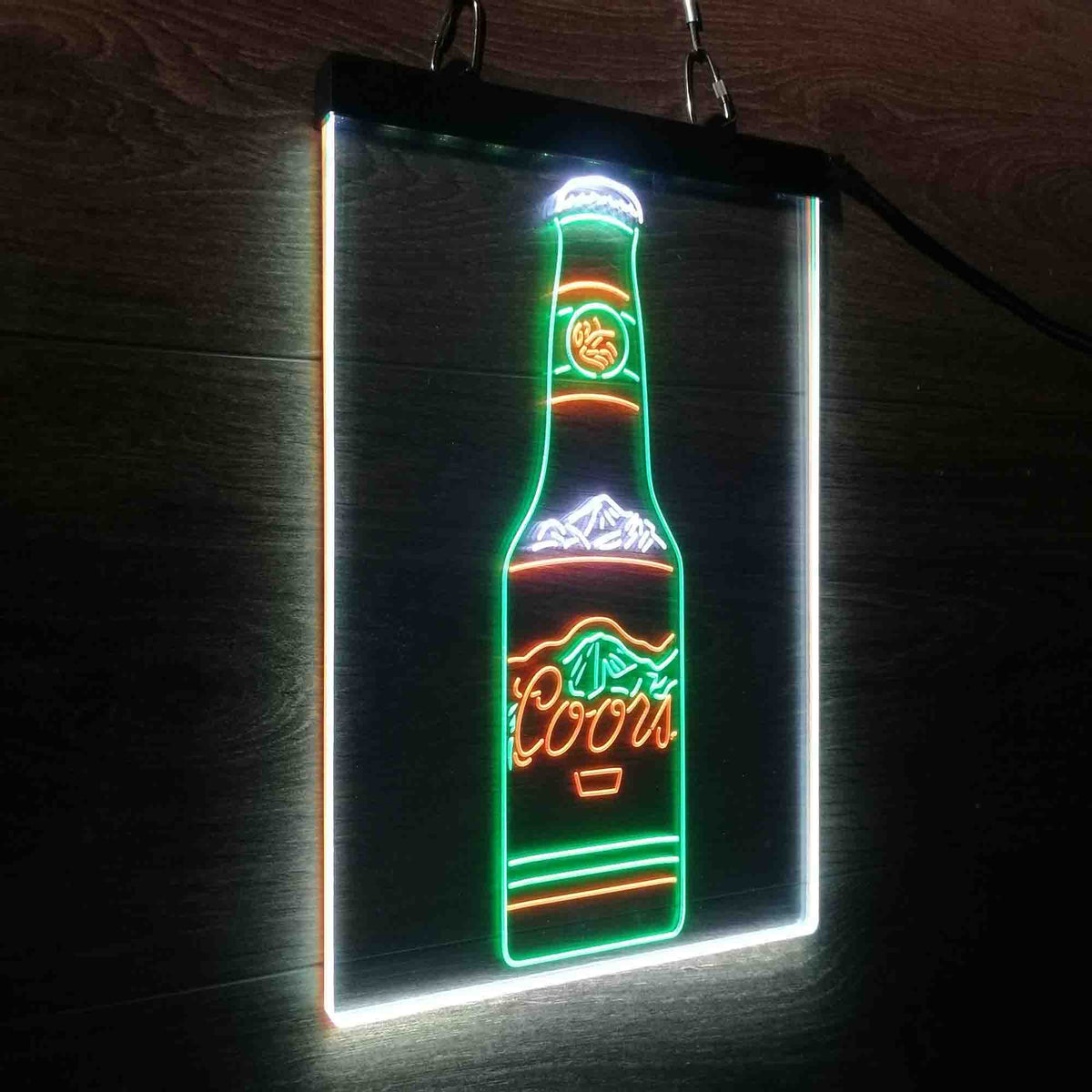 Coors Bottle Beer Mountain Led New Sign | LED LAB CAVE