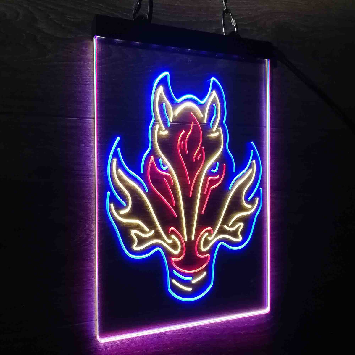 Calgary Flames Led New Sign | LED LAB CAVE