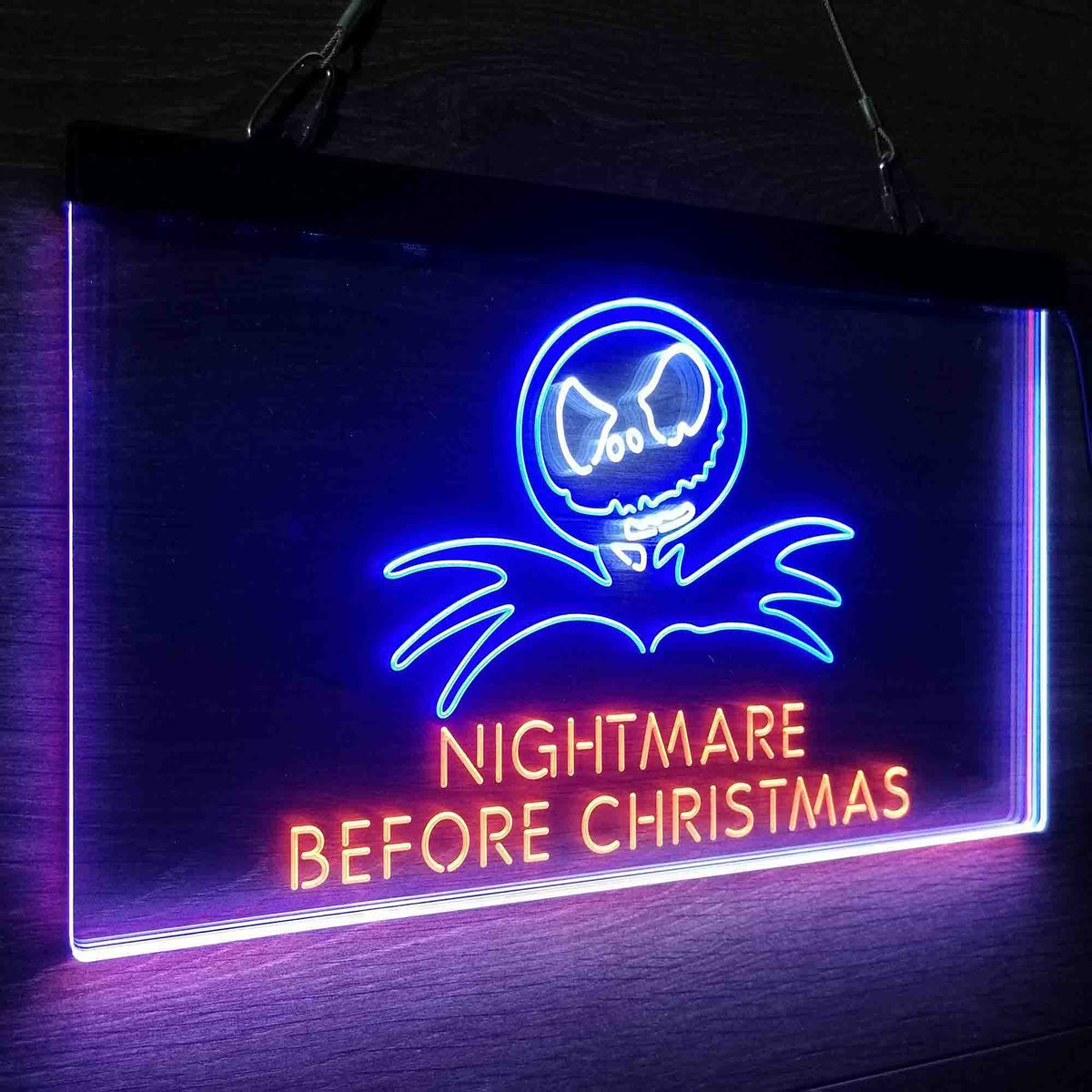 Nightmare Before Christmas Led New Sign | LED LAB CAVE