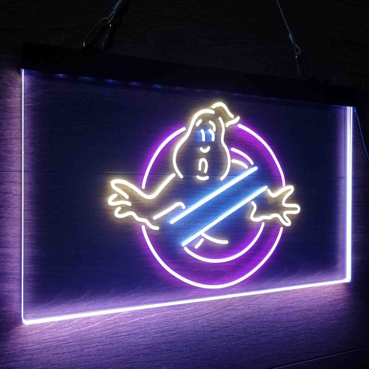 Ghostbusters No Ghosts Led New Sign | LED LAB CAVE