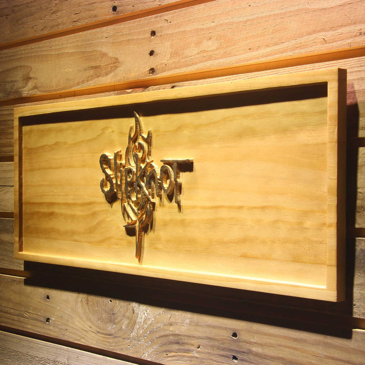 Slipknot Band Wooden Sign | LEDLABCAVE