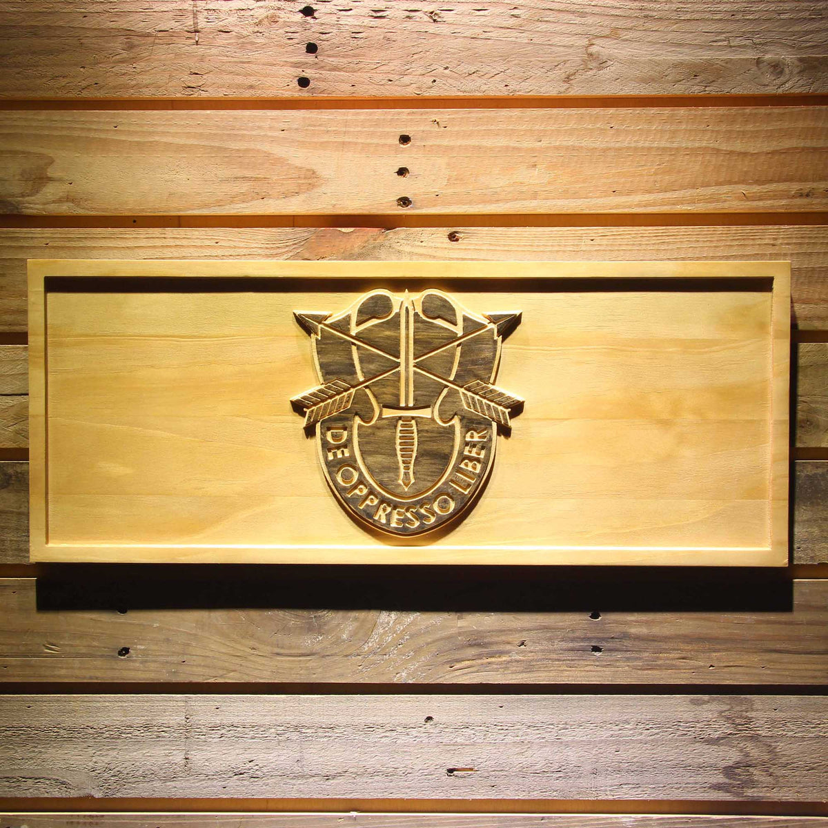 USASFC US Army Special Forces Wooden Sign | LEDLABCAVE